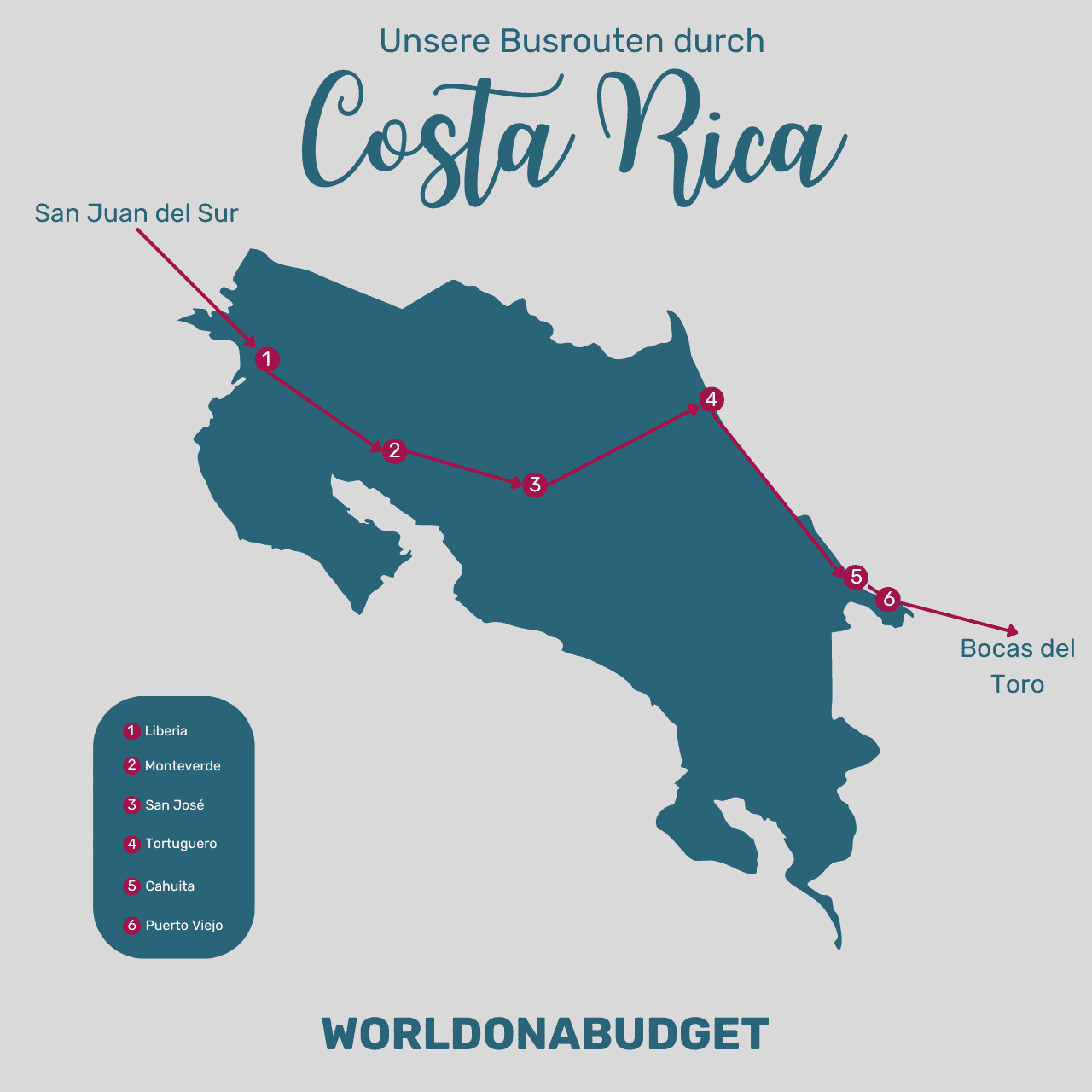 Mit dem Bus durch Costa Rica: Unsere besten Tipps & Routen