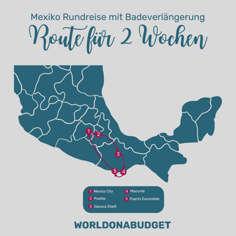 Unsere Mexiko Rundreise mit Badeverlängerung zum Nachreisen
